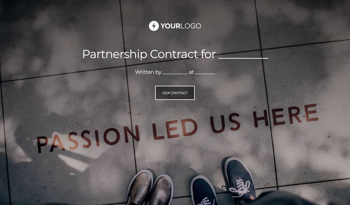 Free Partnership Contract Template UK - Better Proposals
