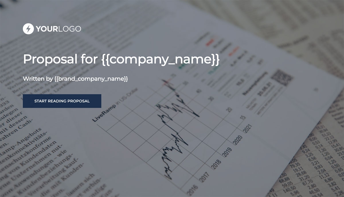 Free General Service Proposal Template - Green
