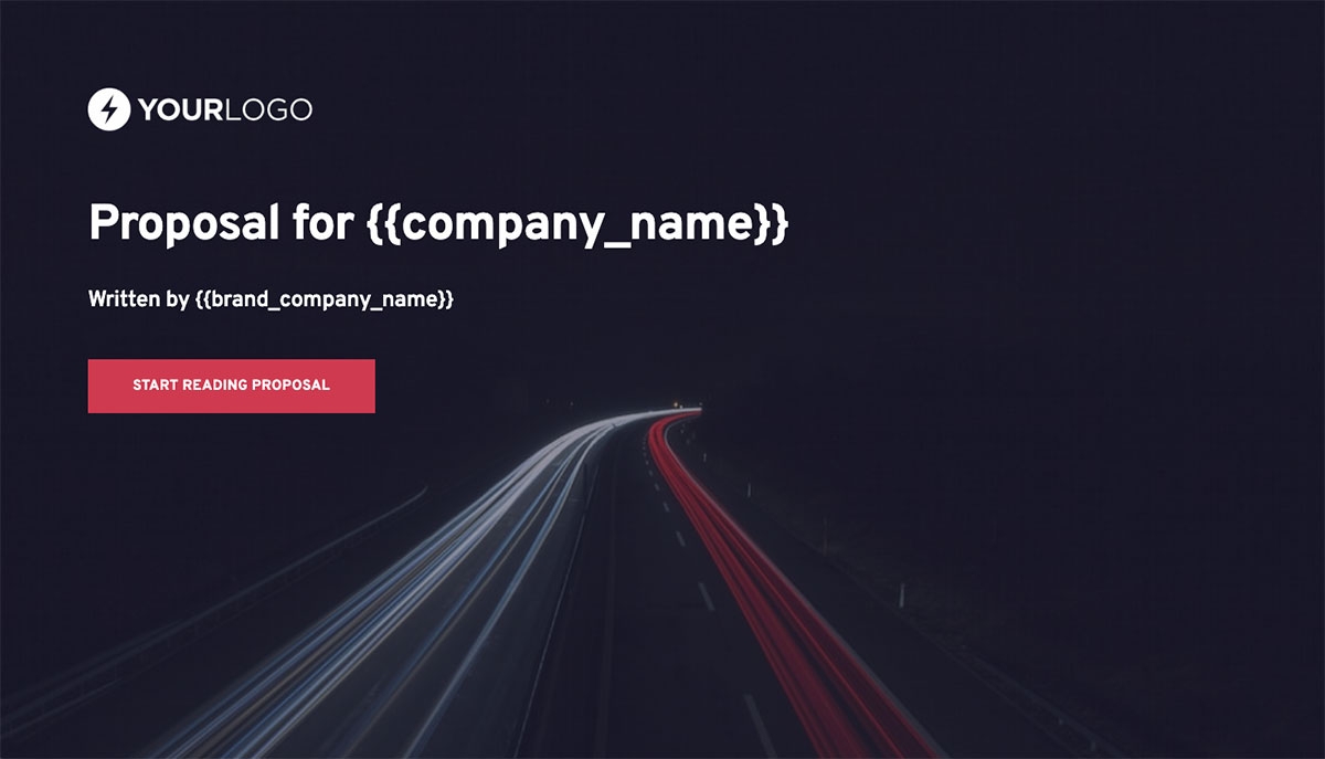 Free General Product Proposal Template - Deep Purple