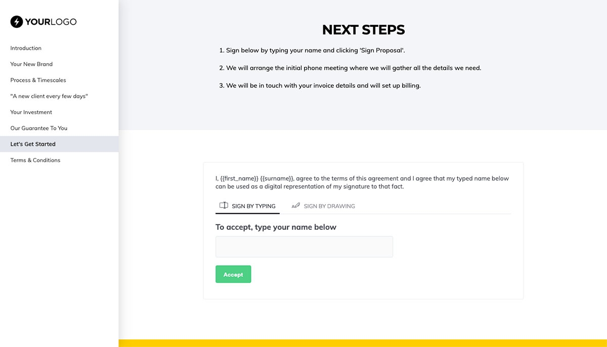 Free Brand Design Proposal Template - Better Proposals