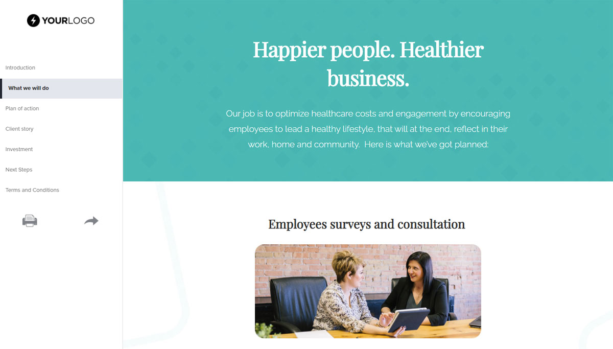 This [Free] Corporate Wellness Proposal Template Won $23M of Business