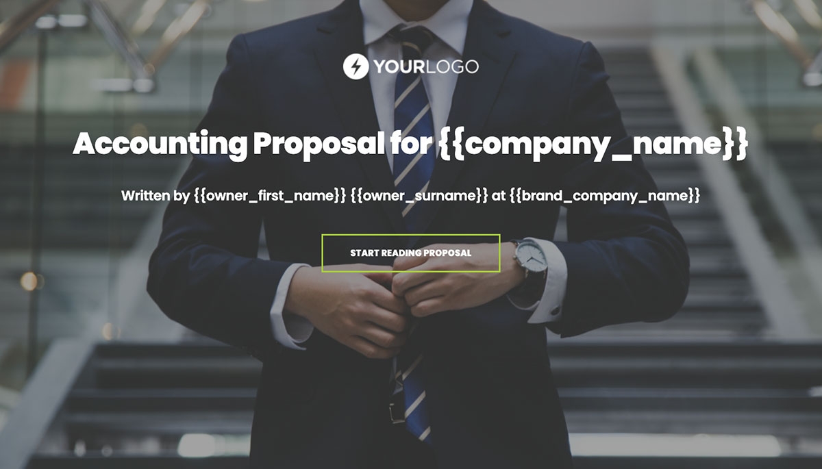 This [Free] Accounting Proposal Template Won $23M of Business