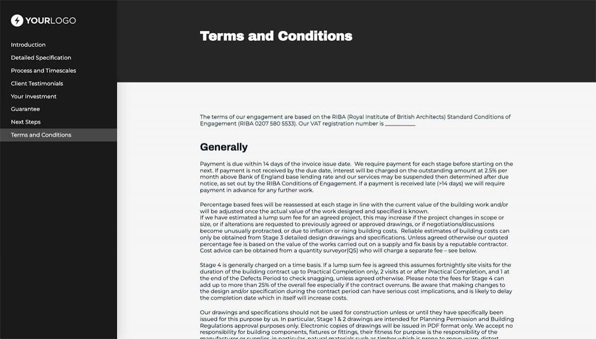 This Free Architecture Proposal Template 19M Of Business