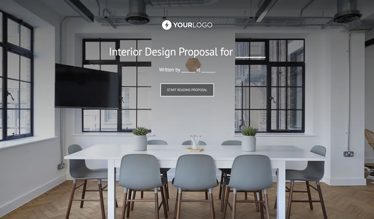 Interior Design Proposal Template Free