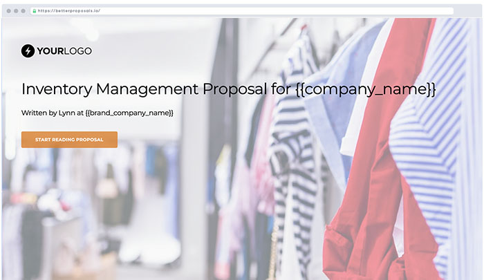 This inventory management proposal template was used over 22,000 times ...