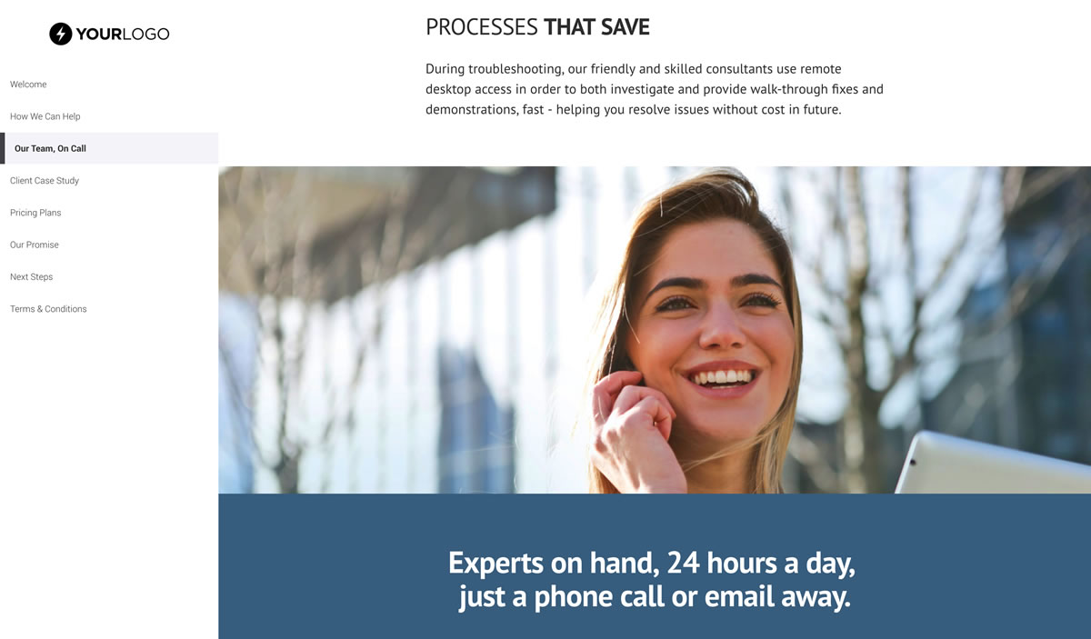 This [Free] IT Support Services Proposal Template Won $7.2M of Business