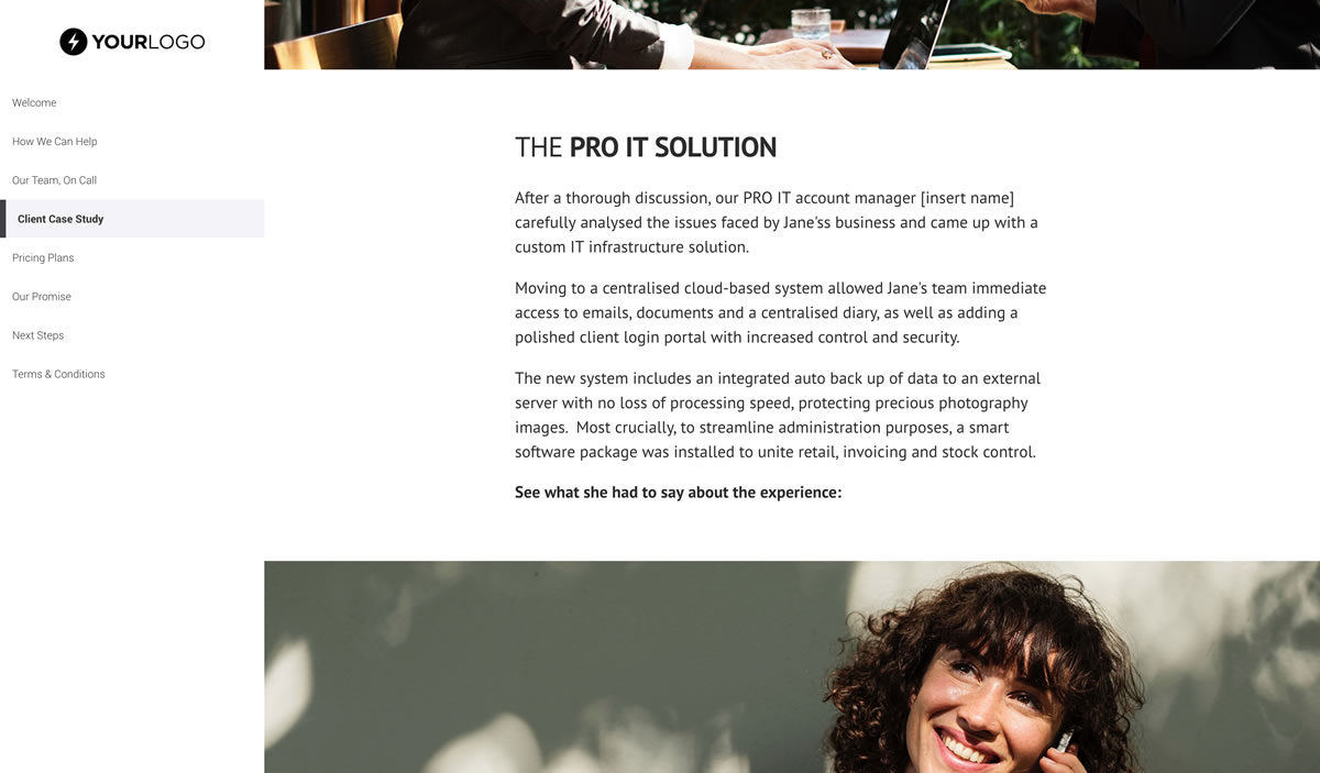 This [Free] IT Support Services Proposal Template Won $7.2M of Business