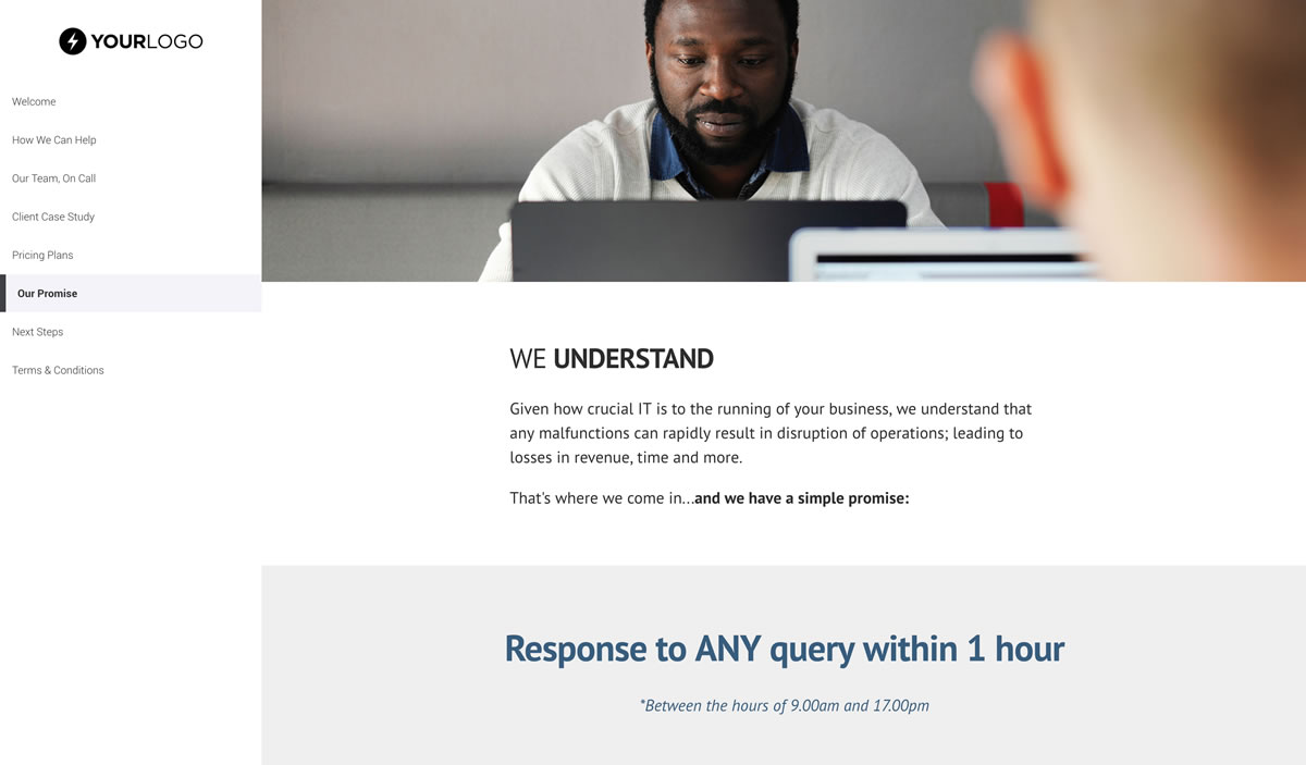 This [Free] IT Support Services Proposal Template Won $7.2M of Business