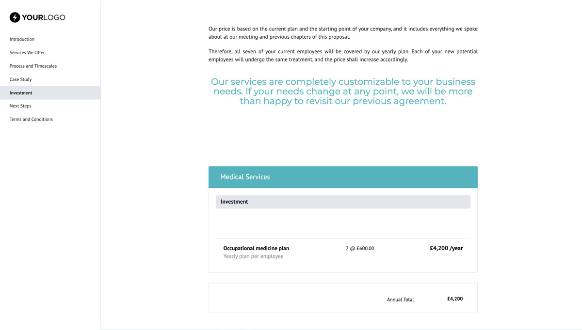This [Free] Medical Services Proposal Template Won $19.3M of Business