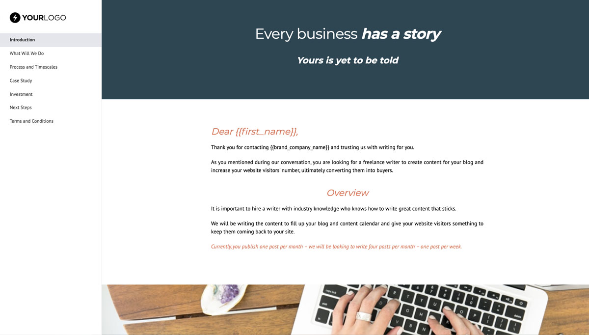 This [Free] Freelance Writing Proposal Template Won $13M of Business