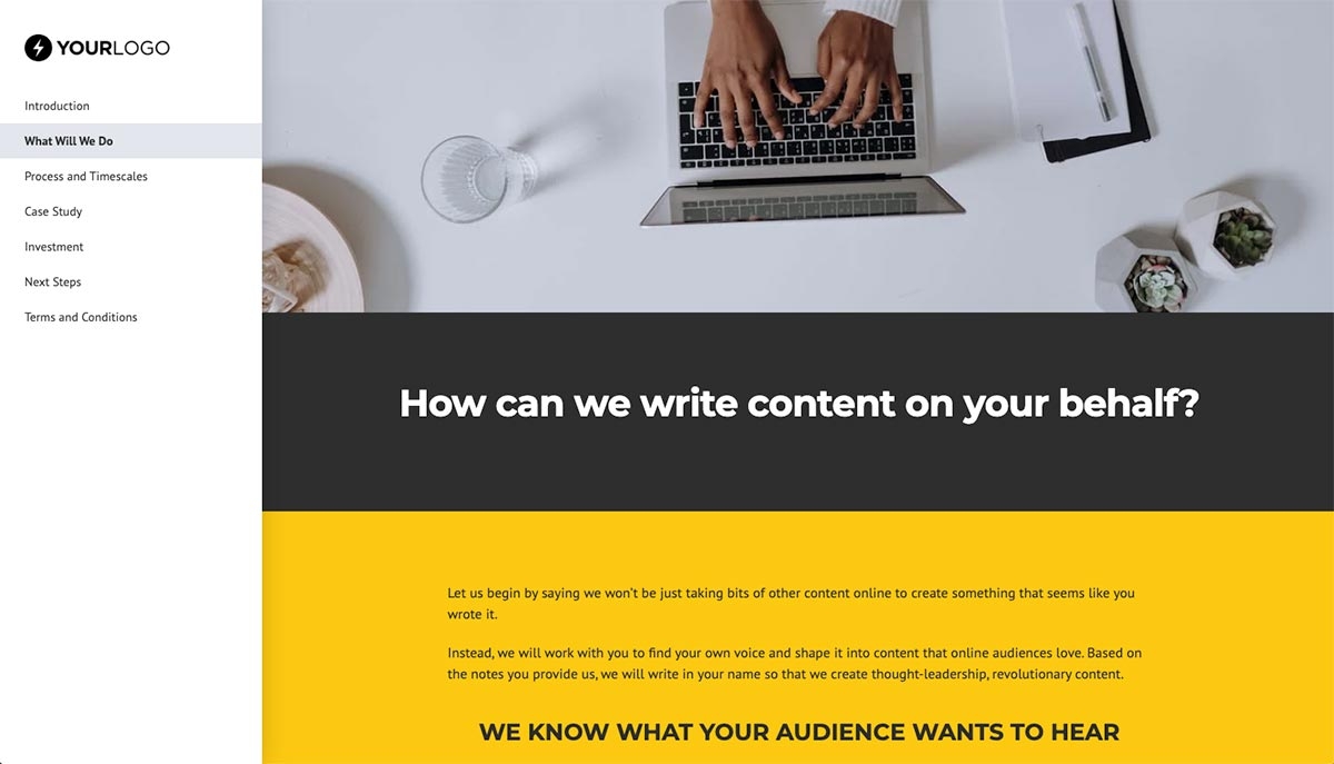 This Free Ghostwriting Proposal Template Won 8 6M Of Business