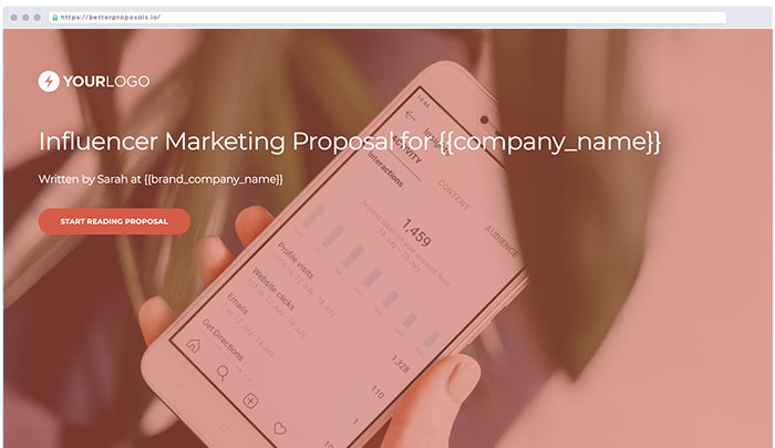 In 2020 alone, this influencer marketing proposal template was used ...