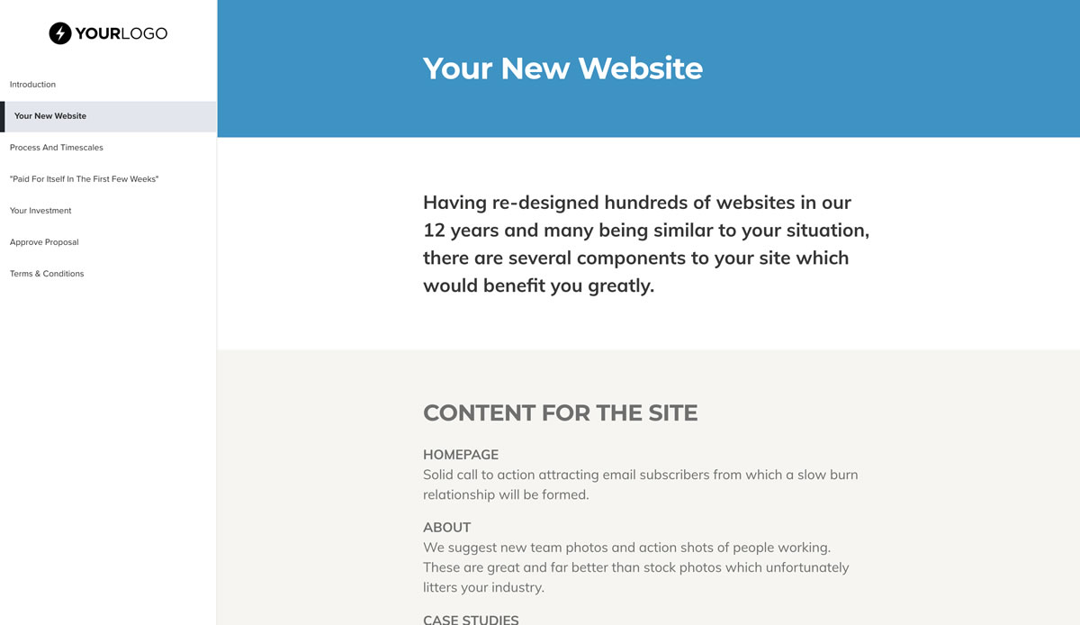 This Free Simple Web Design Proposal Template Won 23M Of Business