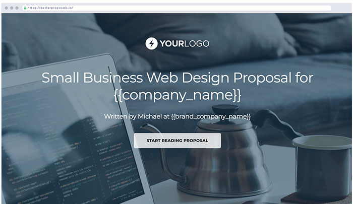 This Small Business Web Design Proposal Template Was used over 15,000 ...