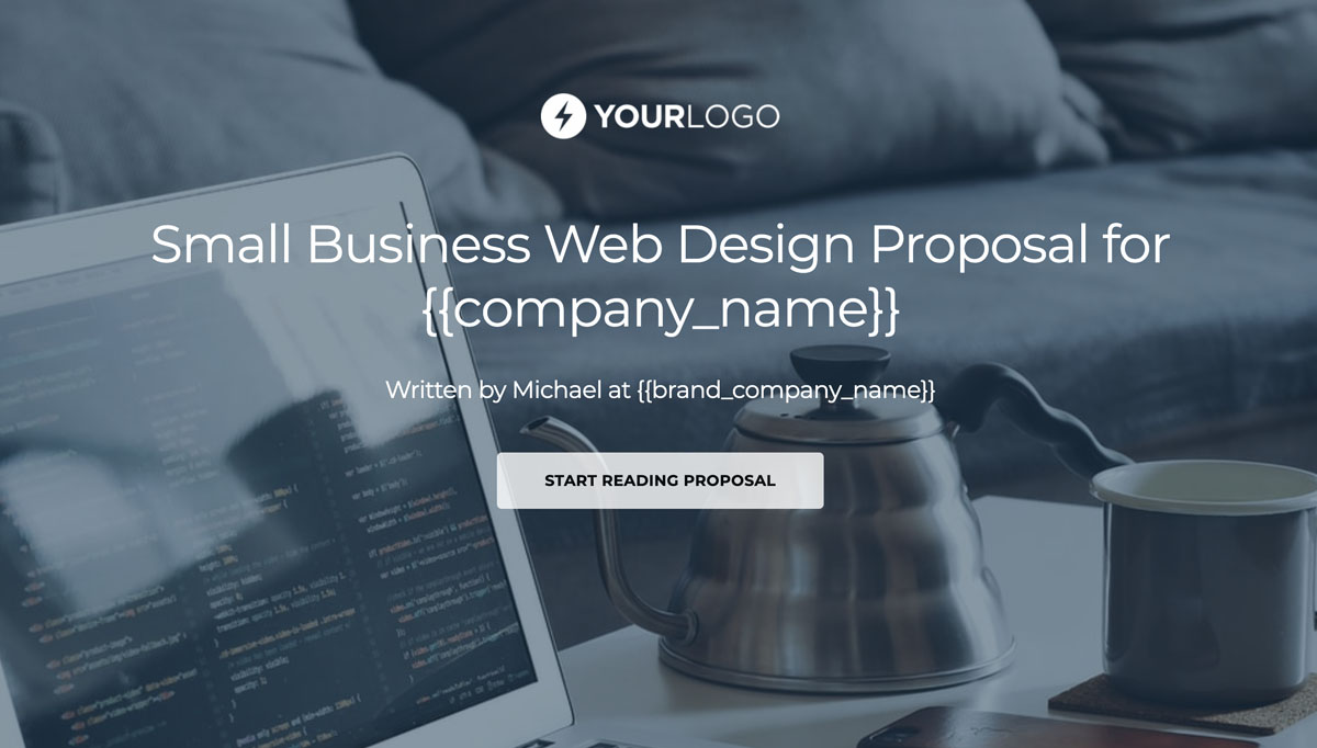 This [Free] Website Design Proposal Template Won $155M of Business