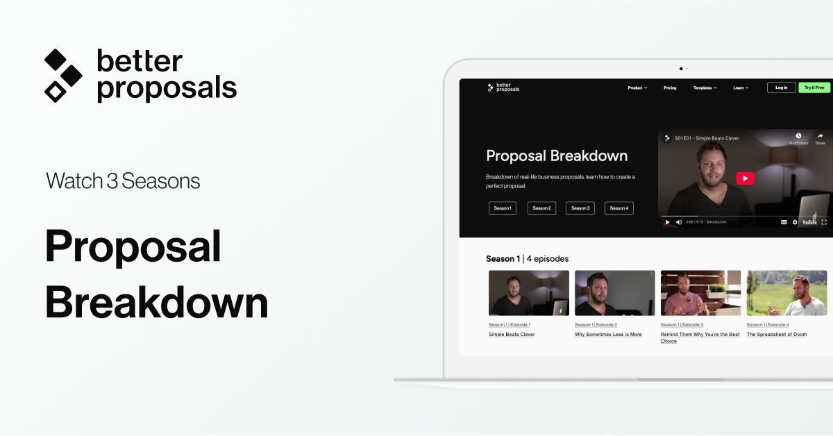 Proposal Breakdown Series - Better Proposals