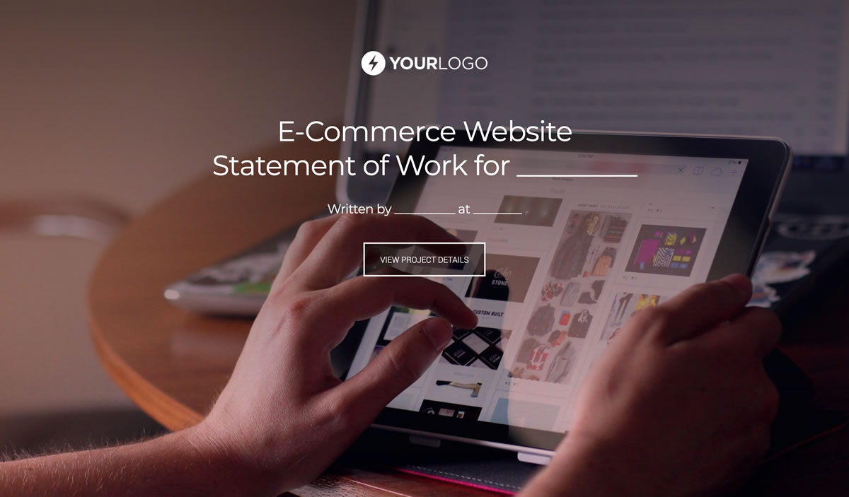Free Web Design Statement of Work - Better Proposals