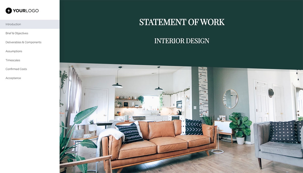 Free Interior Design Concept Statement Of Work Better Proposals